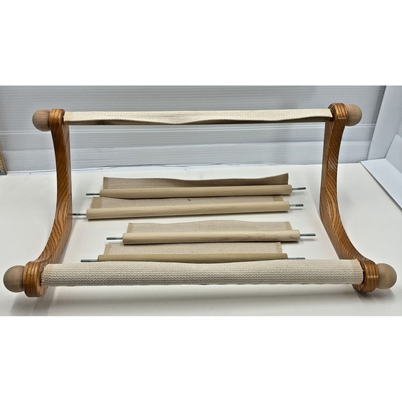 The Unbranded Brand | Wall Decor | Adjustable Wooden Embroidery Scroll ...